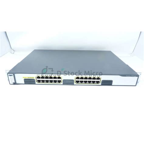 Cisco Catalyst 3750 Switch 1u Rack Mount Format 24 Gigabit Ethernet Ports Ws C3750g 24t S