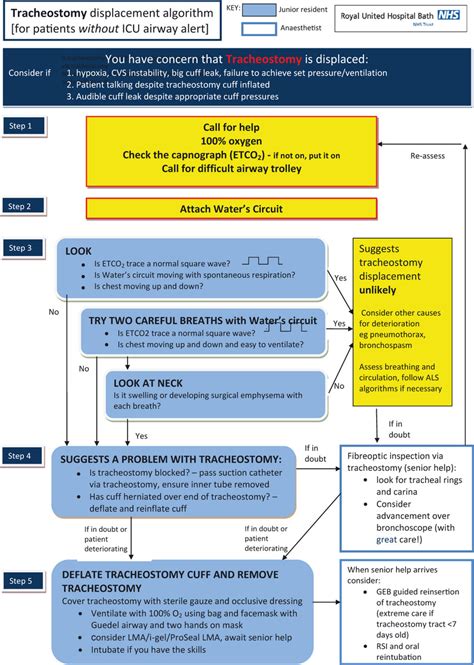 Algorithm For Management Of Tracheostomy Emergencies On Intensive Care