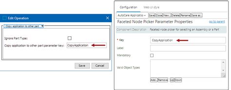 Faceted Node Picker Parameter Component
