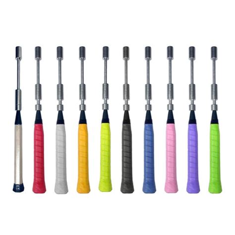 Badminton Training Racket Pole Training Device Badminton Racket Swing Trainer For Power Outdoor