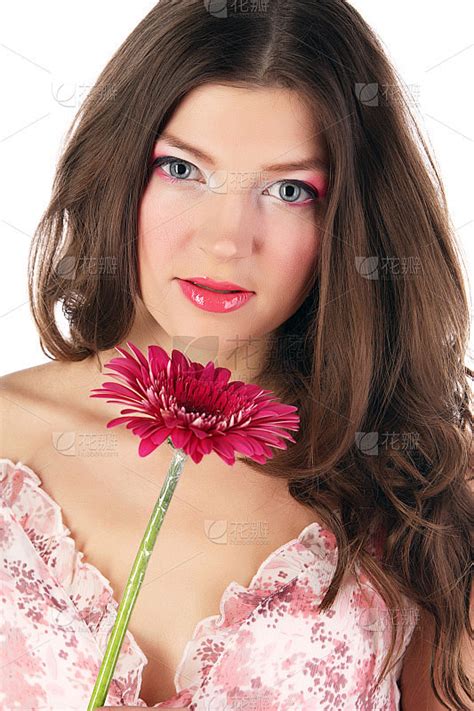 一个美丽女孩的肖像