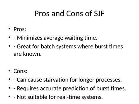 Sjfschedulingdetailedpresentationpptx