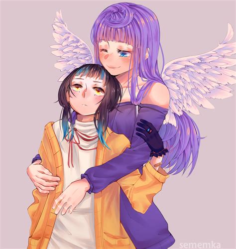 Commission Couple Halfbody One Color Background By Sememka On Newgrounds