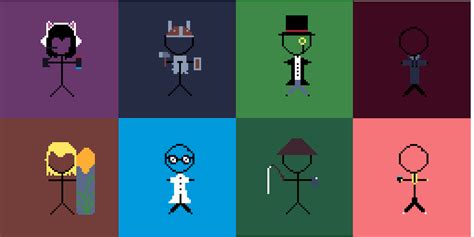 Pixelated Stickman Outfit Collection Opensea