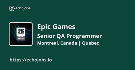 Hiring Senior Qa Programmer Sdk Montreal Canada Quebec Canada Python C C Unreal R