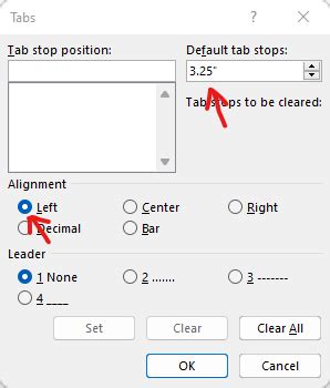 Word Formatting With Kenzie How To Set A Left Tab For A Modified Block Style Letter