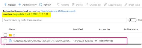 Copy Each Txt File Into Respective Date Folder Based On Date In Filename Using Data Factory