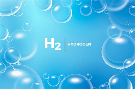 Free Vector Gradient Hydrogen Background