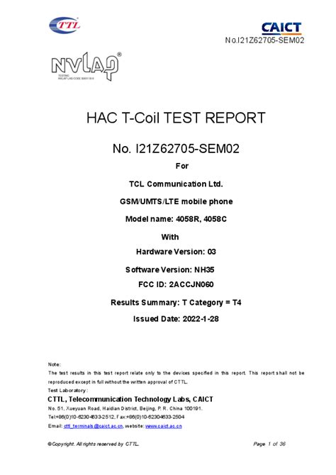 Tcl Communication 4058r