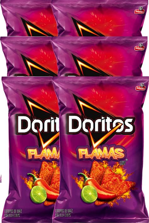 Doritos Reduced Fat Tortilla Chips Flamas Flavored 1