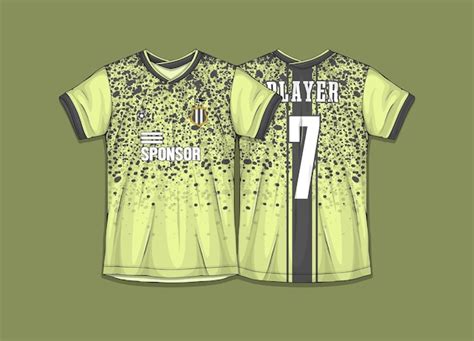 승화 스포츠 티셔츠 디자인을 위한 축구 저지 디자인 무료 벡터