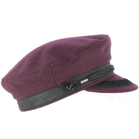 Plum Elbeuf Sailor Cap Buy Burgundy Sailor Caps Reference 42 Chapellerie Traclet