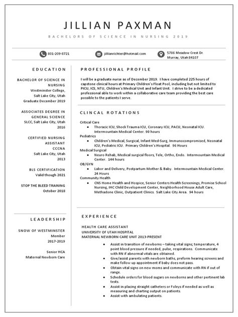 Resume 2019 Pdf Infants Intensive Care Unit