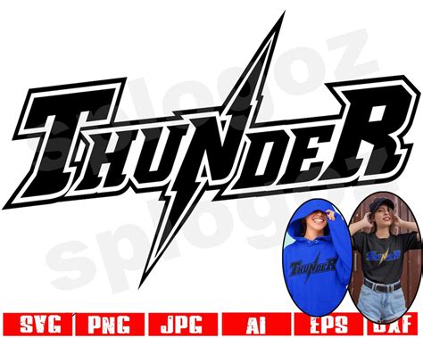 Thunder Svg School Svg Thunder Png Mascot Svg Thunder Mom Svg
