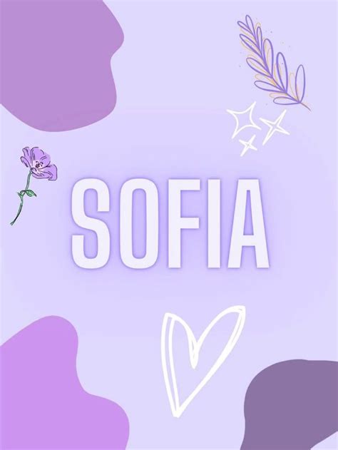 Nombre Sofia En Letras Bonitas