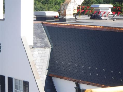 Nittany Lion Inn Roof Restoration Ecostar Synthetic Slate Installation