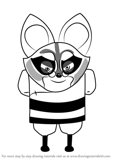 How To Draw Master Junjie From Kung Fu Panda Kung Fu Panda Step By Step