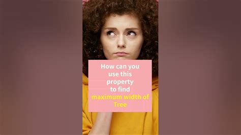 maximum width of binary tree shorts coding programming techinterviews youtube