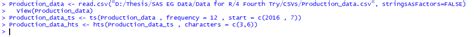 R Forecasting Hierarchical Time Series Stack Overflow