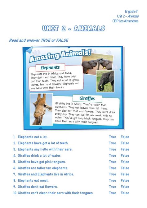 English Reading Skills Reading Comprehension Worksheet Pandas Artofit