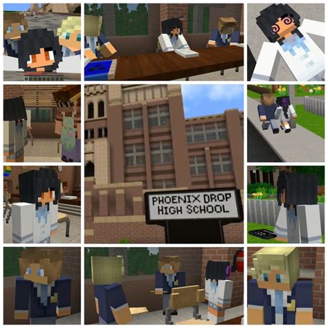 Pin On Aphmau And Friends Aphmau Phoenix Drop High Mini Games