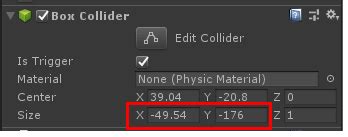 BoxColliders does not support negative scale or size 菜鸡徐思 博客园
