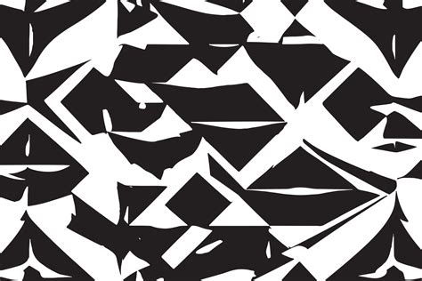 Monochromatic Tessellating Squares Geometric Patterns In Black And White 43787238 Vector Art At