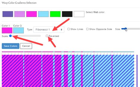 The Fibonacci 1 Gradient Warp And Weave