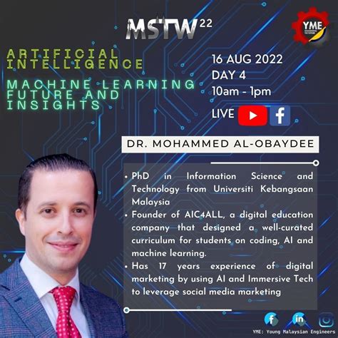 mohammed al obaydee ph d on linkedin mstw22 machinelearning bigdata