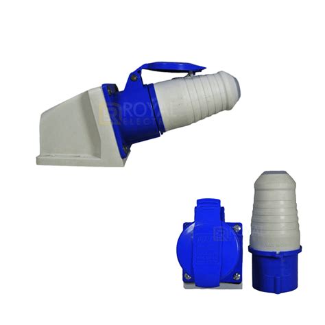 Industrial Plug And Socket 16 Amp Royal Electric