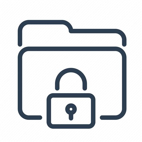 Documents Folder Lock Locked Private Secure Security Icon Download On Iconfinder