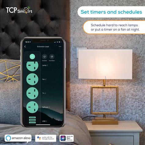 TCP Wifi Extension Lead 4 Gang Wilko