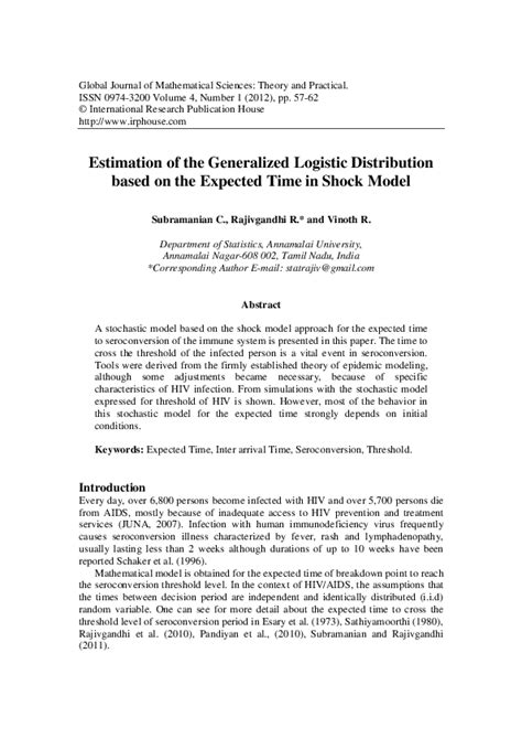 pdf estimation of the generalized logistic distribution based on the