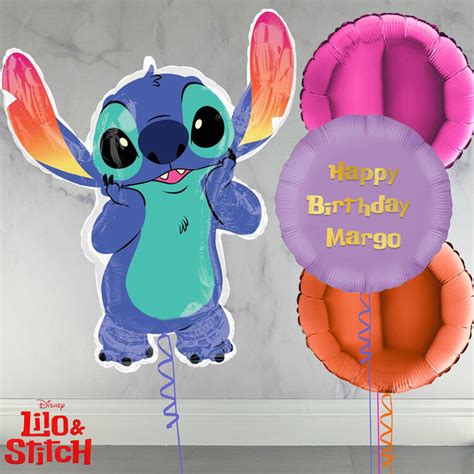 Lilo And Stitch Personalised Inflated Balloon Set Only £4499