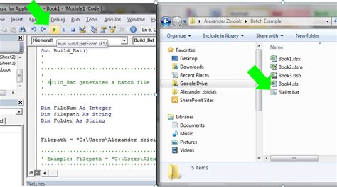 Vba To Publish A Batch File From Ms Excel Excel I Rate