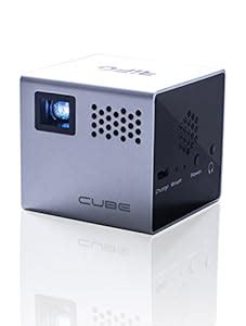 Amazon Com RIF6 CUBE 2 Inch Pico DLP High Res Mobile Projector 120 Inch Display 20 000 Hour