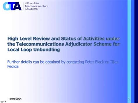 Ppt Local Loop Unbundling Powerpoint Presentation Free Download Id3772789