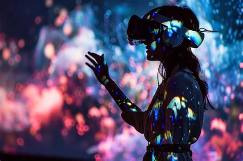 Premium Photo Augmented Reality Integration Modern Technology