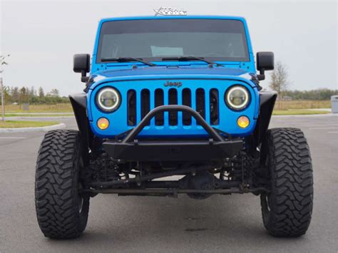 2015 Jeep Wrangler Wheel Offset Aggressive 1 Outside Fender