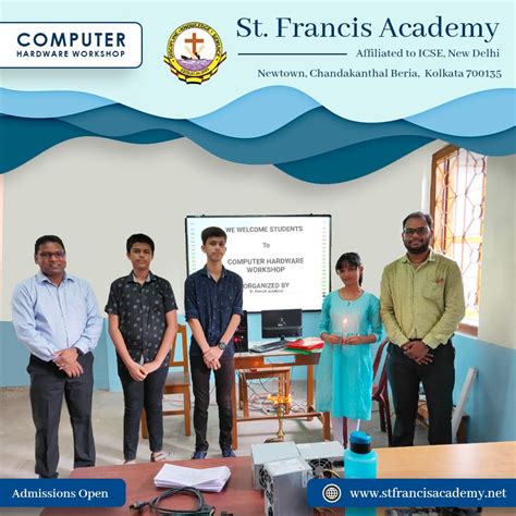 Computer Hardware Workshop Organized Best School In Kolkata St Francis Academy