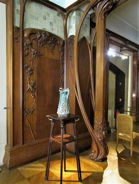 Dining Room Boiserie And Furniture By Alexandre Charpentier 1901 Adrien Benards Villa