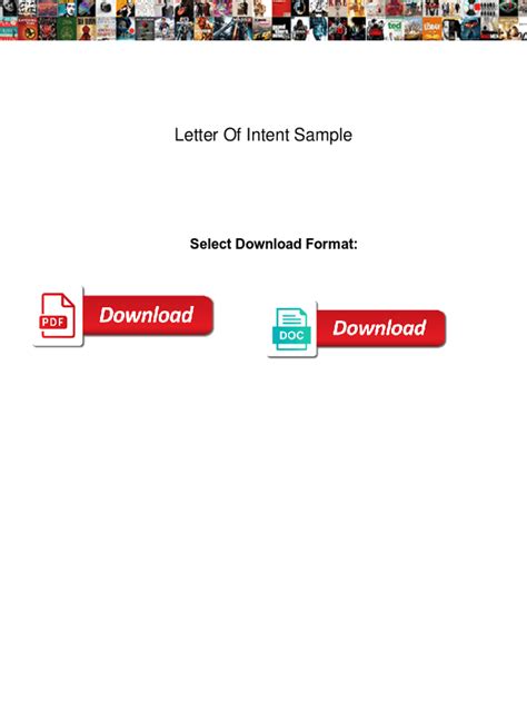 Fillable Online Letter Of Intent Sample Letter Of Intent Sample Fucking Fax Email Print PdfFiller