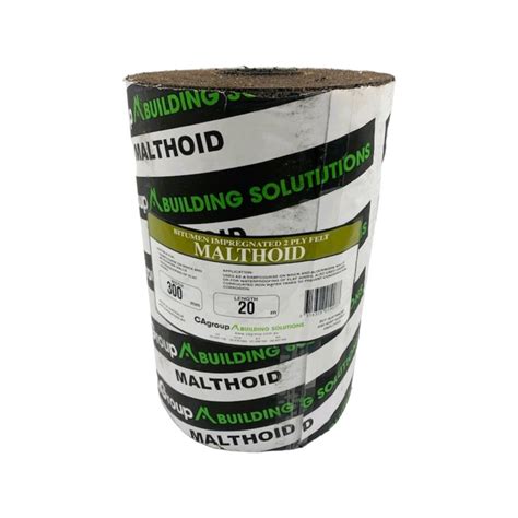 Consolidated Alloys 300mm X 20m Malthoid Bitumen Felt Auzzi Store