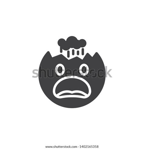 Face Exploding Head Emoji Vector Icon Stock Vector Royalty Free Shutterstock