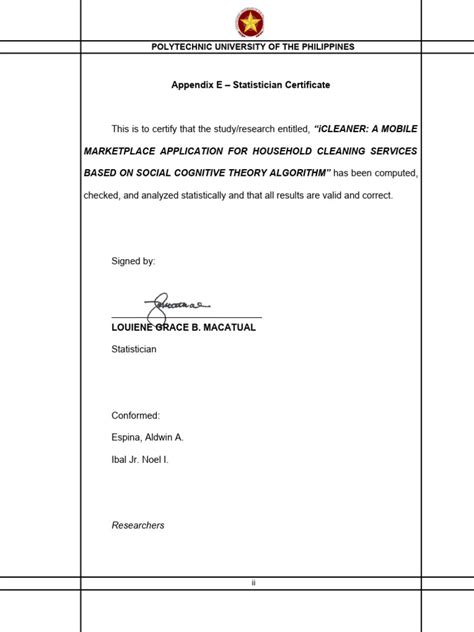 Statistician Certification Pdf