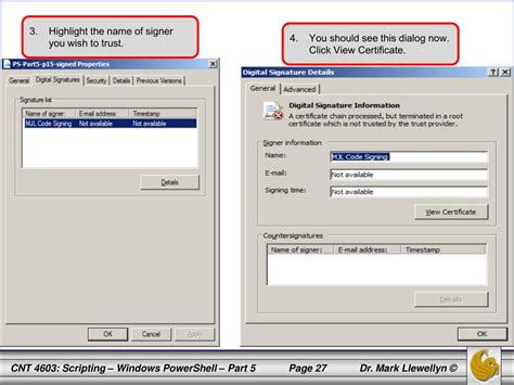 ppt cnt 4603 system administration spring 2013 scripting windows powershell part 5