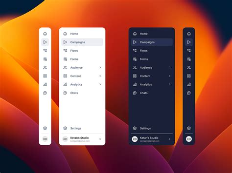 Collapsible Menu Designs Themes Templates And Downloadable Graphic Elements On Dribbble