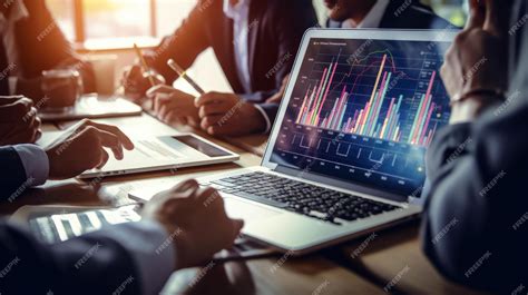 Premium Ai Image Businessman Use Laptop And Synchronize Data Of Business On Computer Device