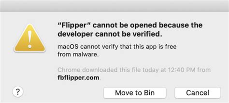solved the application can t be opened because it is from an