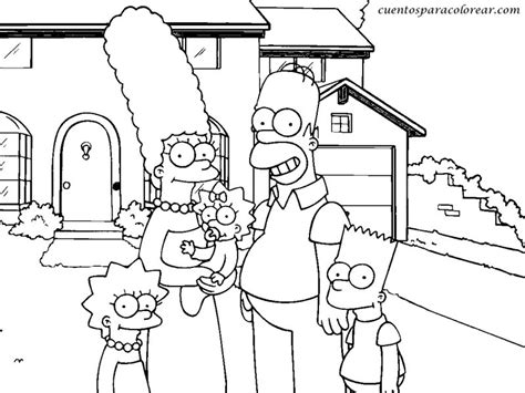 Les Simpson Coloriage Rinc N De La Pintura